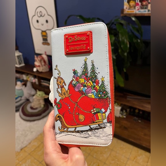 Loungefly | Bags | Nwt Loungefly Dr Seuss The Grinch Double Strap ...